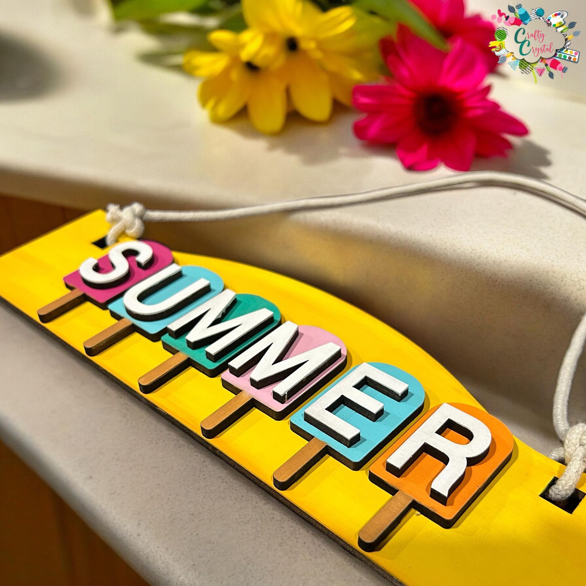 D.I.Y Summer Popsicle Sign | My Site