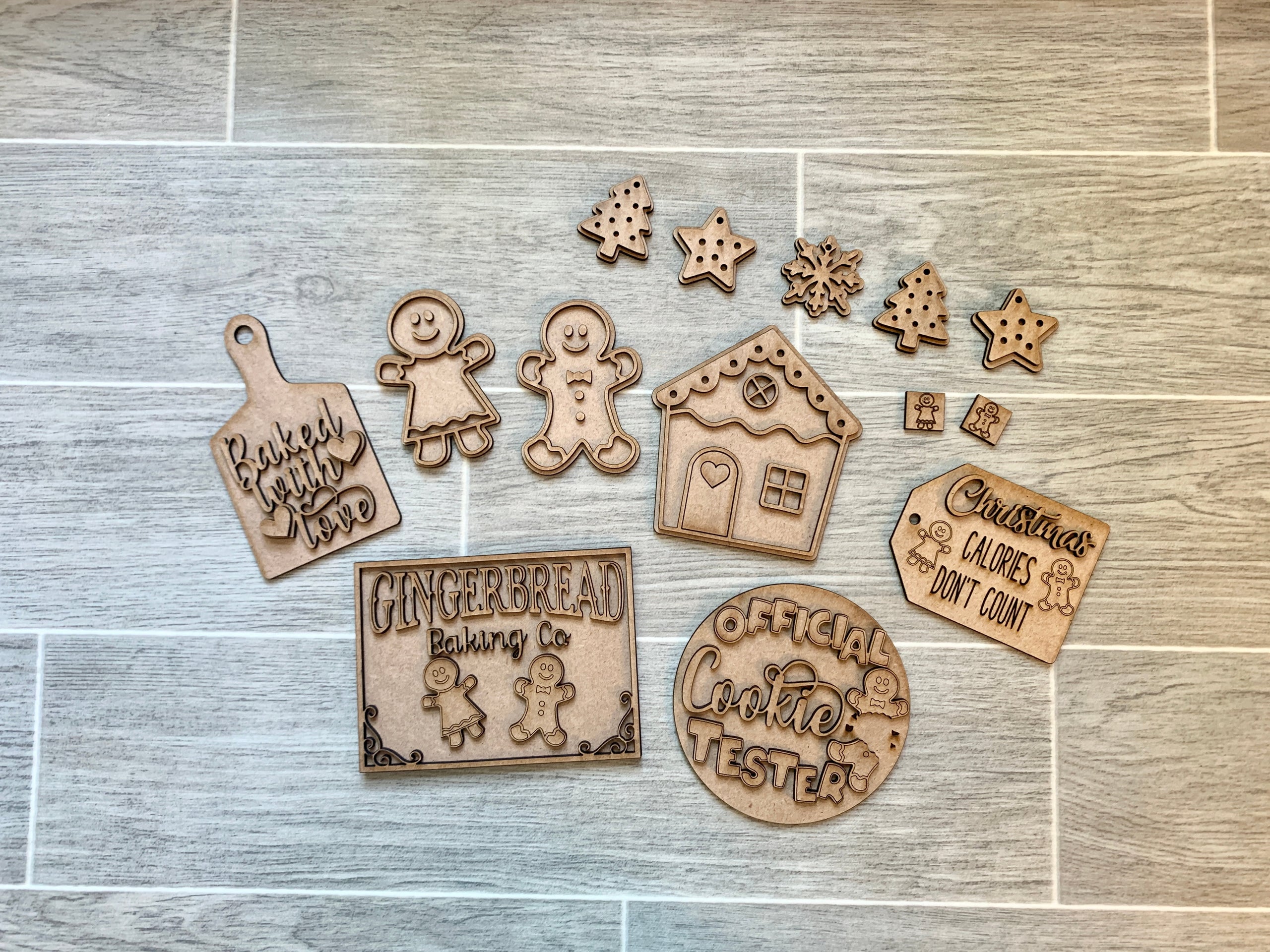 D.I.Y Gingerbread Tiered Tray Set | My Site