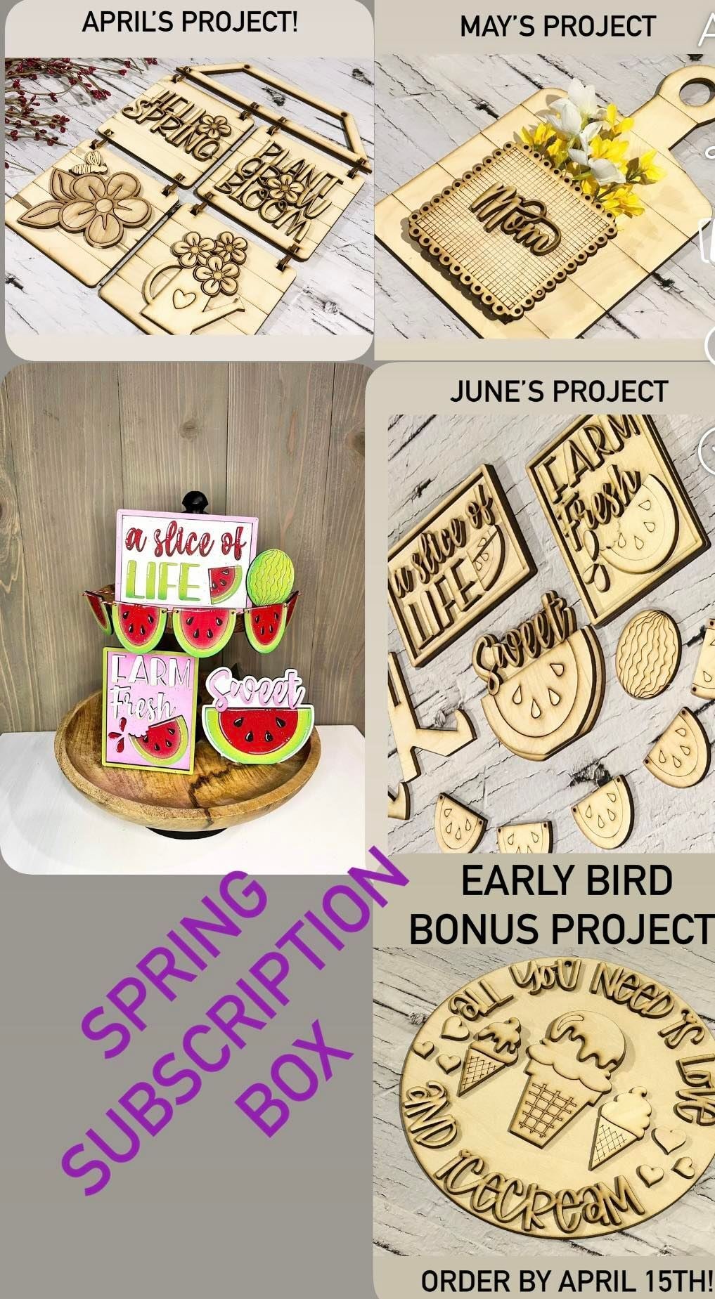 SPRING 2023 Subscription Box (April, May, June) | My Site